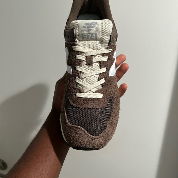 New Balance | Shoes | New Balance 574 Brown Sneakers | Poshmark